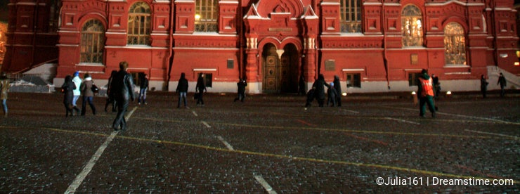 Red Square Night Moscow collection - Dreamstime