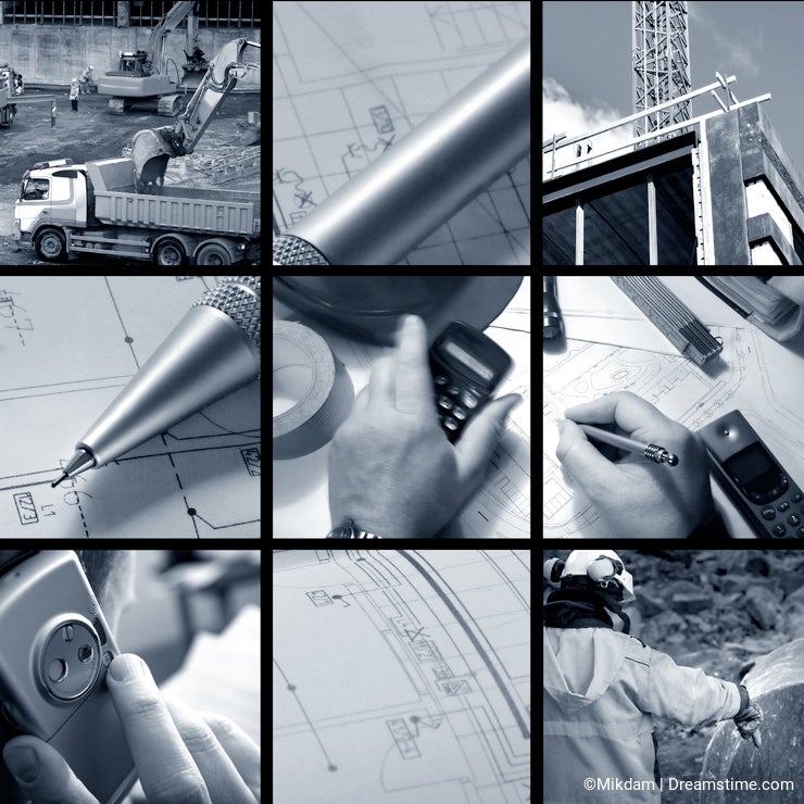 12 Most Downloaded Construction Collages - Dreamstime