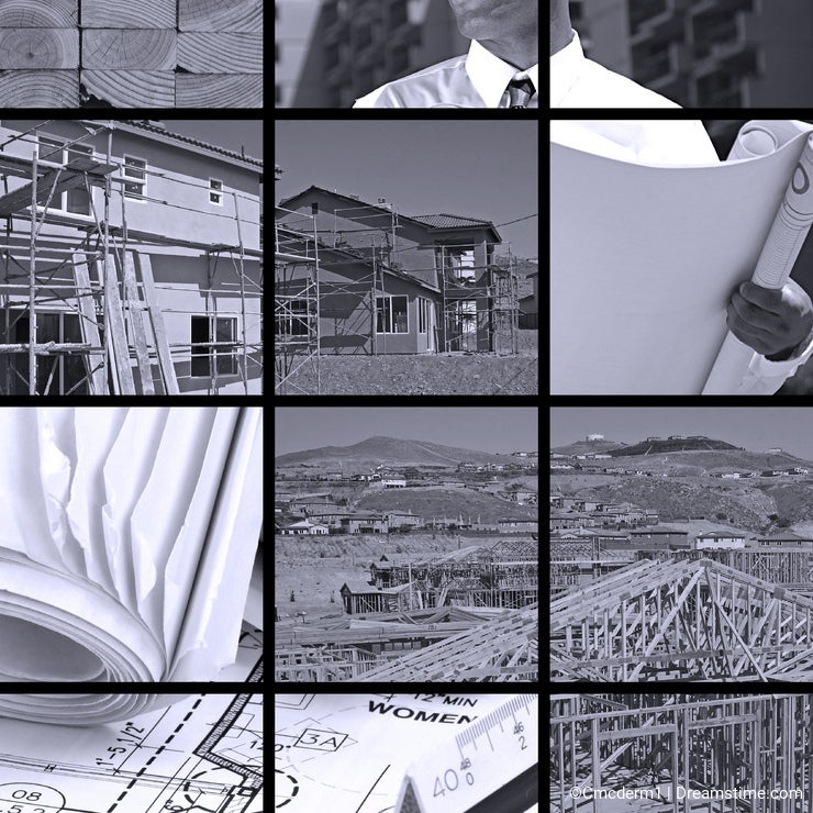 12 Most Downloaded Construction Collages - Dreamstime