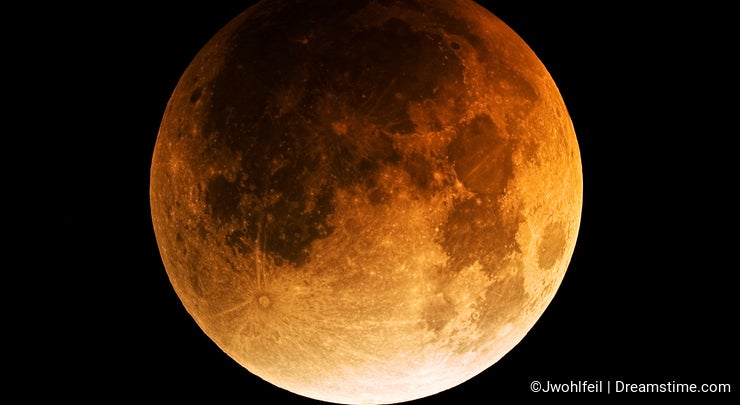 Total Lunar Eclipse Monday Night - Dreamstime