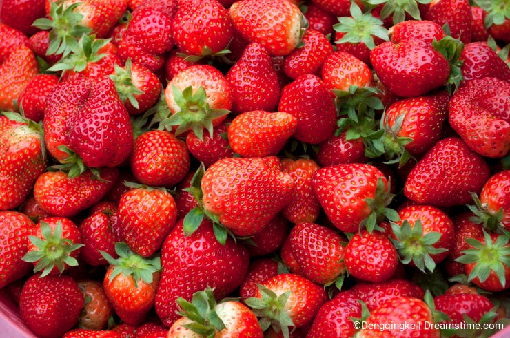 Strawberry chinese Snack. - Dreamstime