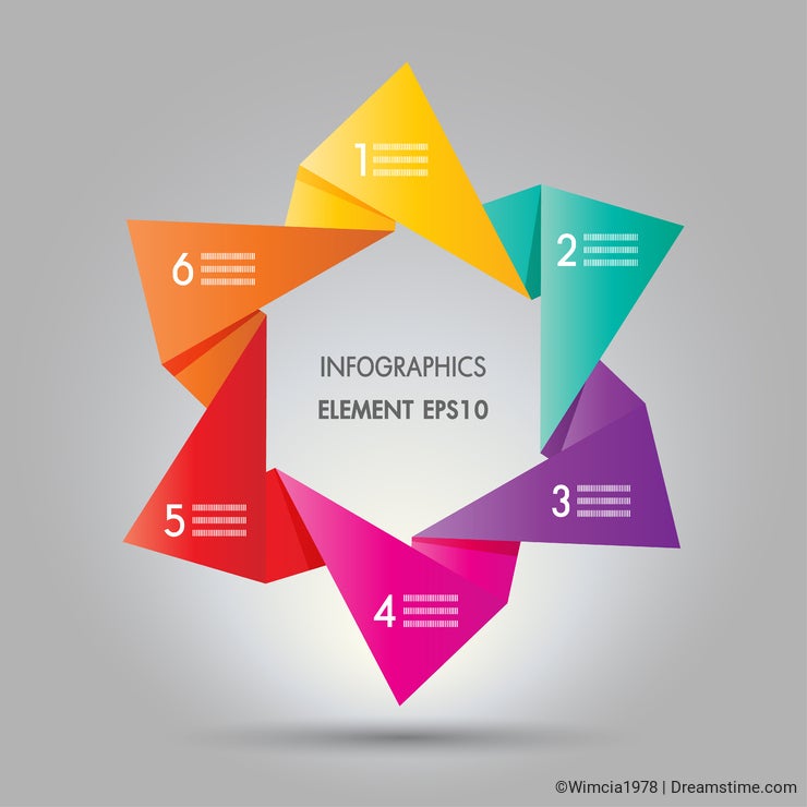 Copyright and infographics - Dreamstime