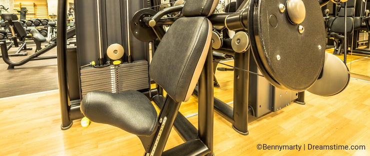 New gym machines set - Dreamstime