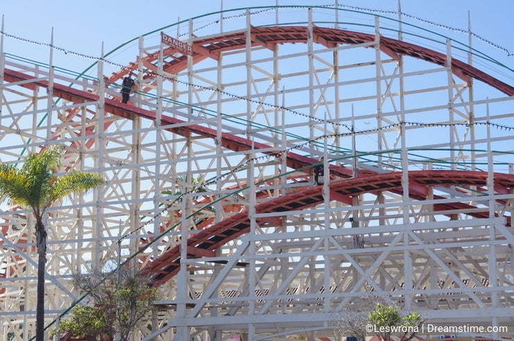 Early history of roller coasters - Dreamstime