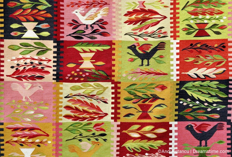 Romanian Traditional Rugs - Dreamstime