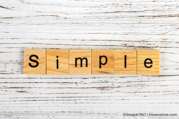 Golden Rules for Creating Simple, Clean Design - Dreamstime