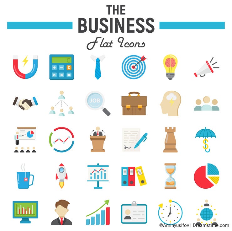 Picking Icon Sets that Compliment Your Web Design - Dreamstime