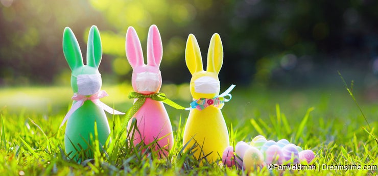 Celebrating a Safe Easter in 2021 - Dreamstime