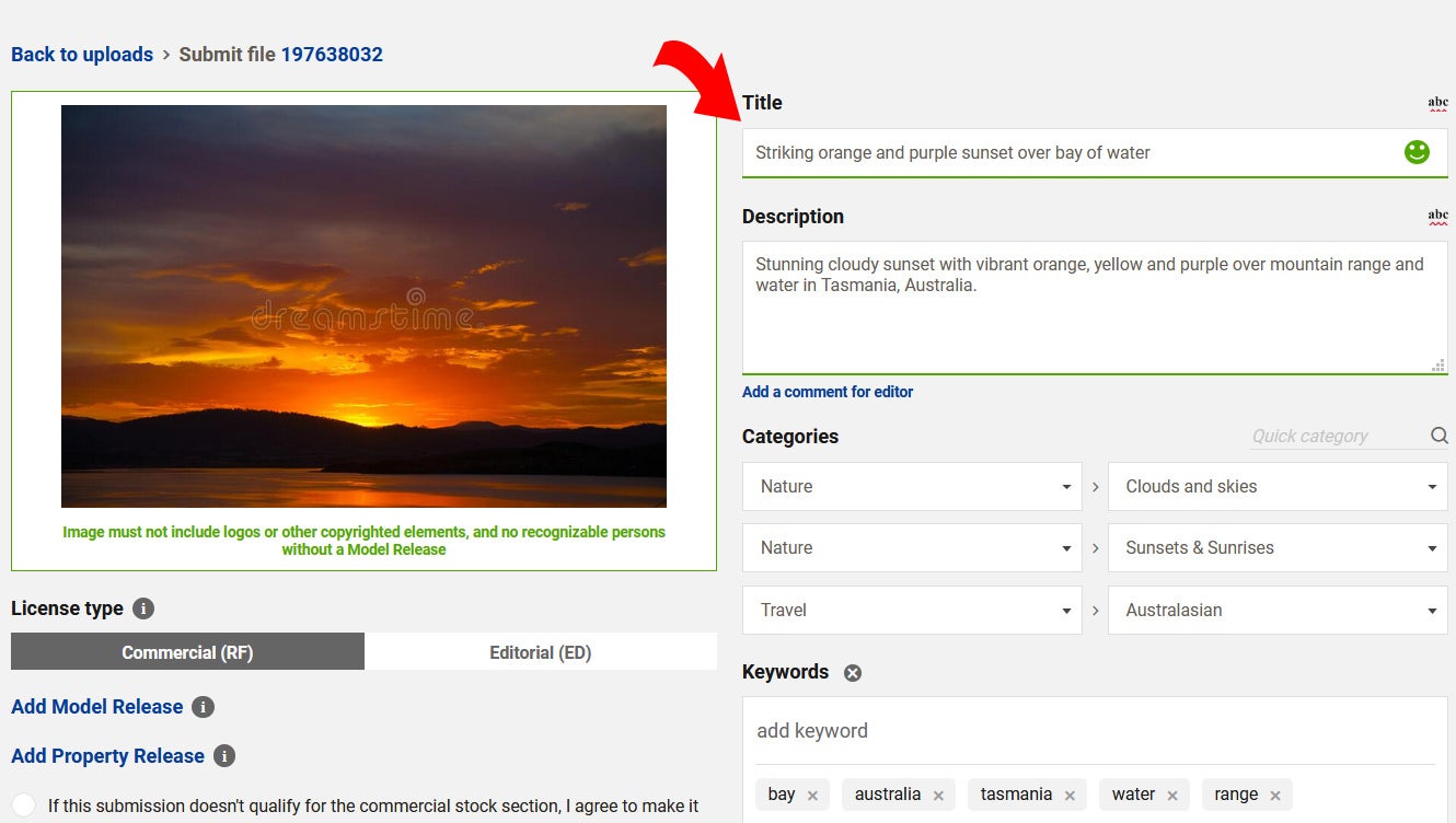 How to Edit Approved Images on Dreamstime - Dreamstime