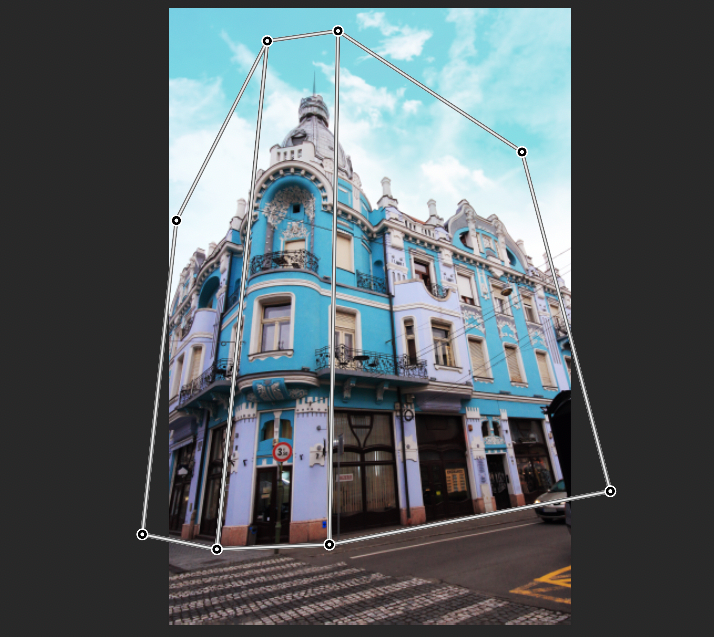 How to correct the perspective for perfect cityscape images using ...