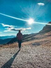 Red and Orange Rock Formations in the Mountains in Petra Jordan Stock ...
