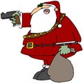 Santa With A Gun Free Stock Photo - Public Domain Pictures