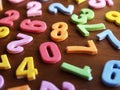 Free image of Colourful toy numbers
