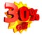 30 Percent Price Off Discount Stock Illustration - Illustration of ...
