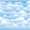 Abstract Blue 3d Fluffy Clouds Background (backdrop) Stock Vector ...