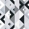 Abstract Geometric Silver Pattern Background of Square and Triangle Elements for Modern Trendy ...