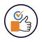 Accept, Like, Thumbs, Thik, Check, Accept Thumbs Icon Stock Vector ...