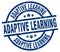 Adaptive learning stamp stock vector. Illustration of learning - 122275445