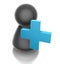 Add user icon stock illustration. Illustration of additional - 10022769