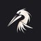 Aggressive Pelican Logo: Modern, Stylized, Black and White Vector ...