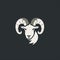 Aggressive Sheep Logo: Modern, Stylized, Simple Vector Design Stock ...