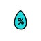 Air Humidity Doodle Icon, Vector Illustration Stock Illustration ...