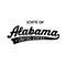 Alabama Lettering Design. Alabama, United States, Typography Design ...