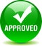 Approved web button stock vector. Illustration of clipart - 120154779