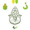 Arabic Alphabet Worksheet Letter Learning with Cute Corn Drawing Sketch ...