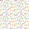 Urdu Letters Seamless Pattern Stock Vector - Illustration of urdu, arab ...