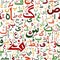 Arabic Seamless Script Pattern Stock Vector - Illustration of arab ...