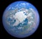 Arctic from space stock illustration. Illustration of climate - 10849069