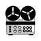 Audio Console Professional Icon Stock Illustration - Illustration of ...