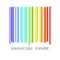 Barcode in rainbow colors stock illustration. Illustration of barcodes ...