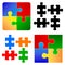 Basic Puzzle pieces stock vector. Illustration of competition - 46452902