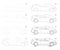 How To Draw Step-wise Imaginary Fashionable Convertible Car. Creation ...