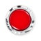 Big red button stock vector. Illustration of chrome, site - 37742736