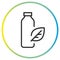 Bioplastic icon stock illustration. Illustration of compostable - 297514384