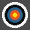 8-bit Pixel-art Archery Target Stock Vector - Illustration of target ...