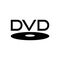 Black Dvd Icon or Logo Isolated on White Editorial Photography ...