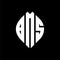 BMS Circle Letter Logo Design with Circle and Ellipse Shape. BMS ...