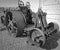 Buffalo Springfield Steam Roller Machinery Back View Stock Photo ...