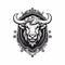 Bullock logo stock illustration. Illustration of concept - 282080059