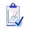 Business Report Check Mark Tasks Stock Vector - Illustration of ...