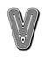 Capital Letter V Design Lines Stock Illustration - Illustration of font ...