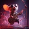 Cartoon Mice Rockers from Mars Stock Photo - Image of stage ...