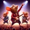 Cartoon Mice Rockers from Mars Stock Image - Image of hobby, fond ...