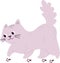 Cat Walking Icon stock illustration. Illustration of domestic - 299508848