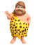 Caveman with Best pose stock illustration. Illustration of history ...