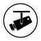 CCTV Security Camera Symbol Sign, Vector Illustration, Isolate on White ...